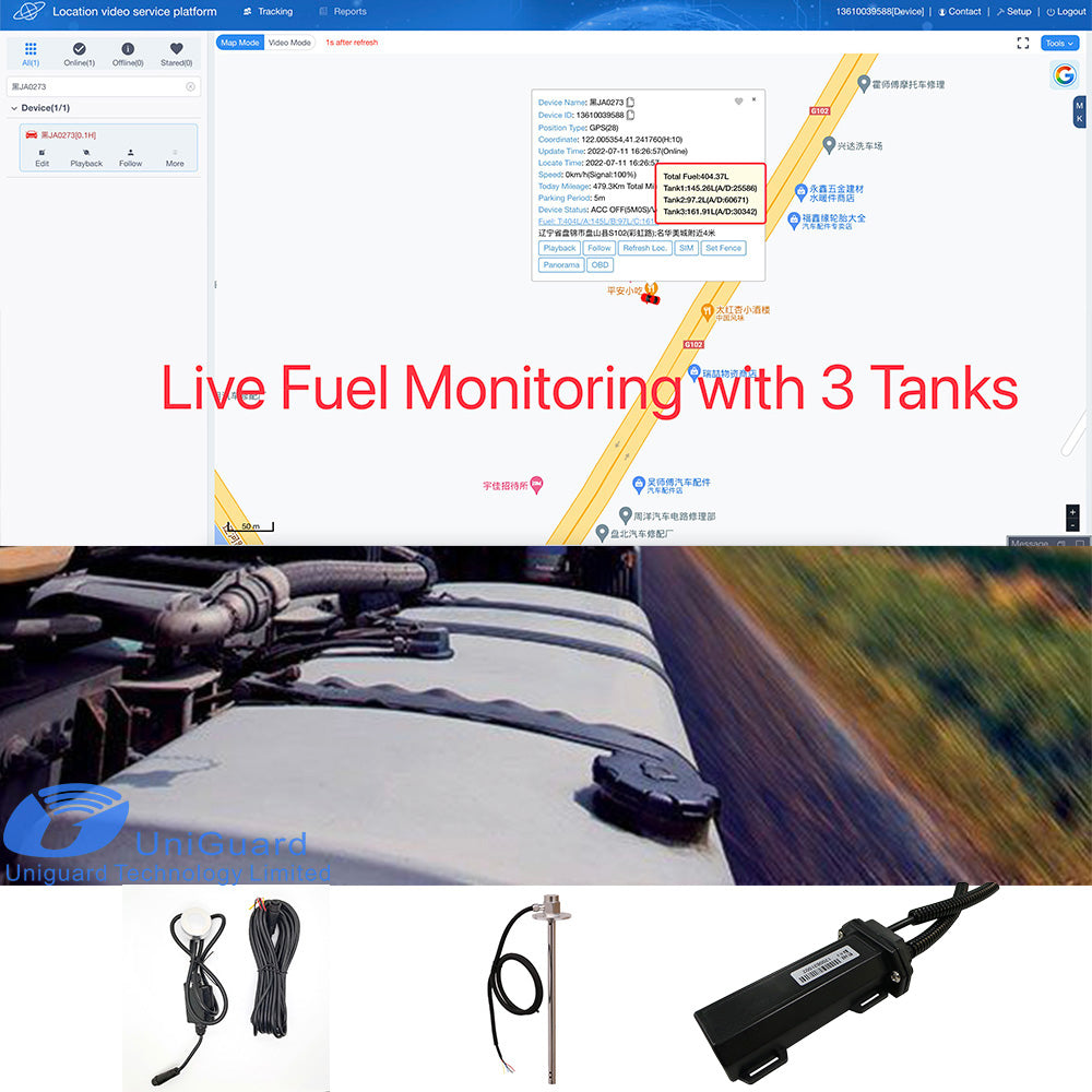 Fuel Monitoring Device UM778 – ChinaGPSTracker.com